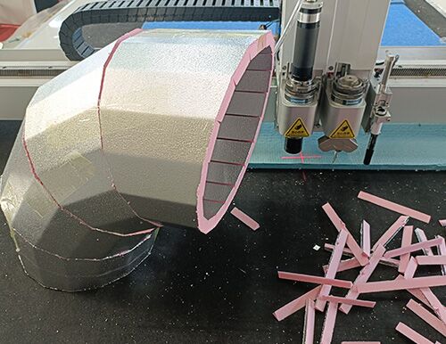 Automatic Pre-Insulated Duct Cutting Machine